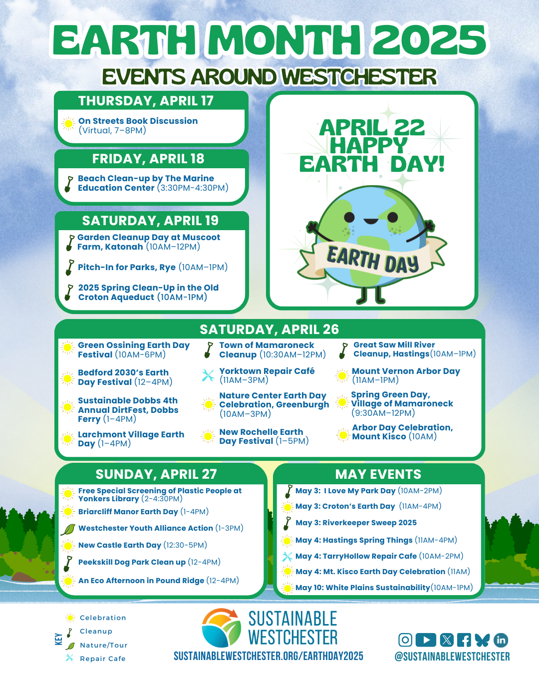 Earth Day 2025 - Sustainable Westchester
